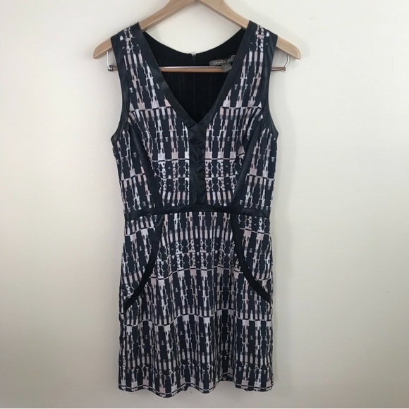 charlie jade | Dresses | Charlie Jade Patterned Faux Leather Dress ...